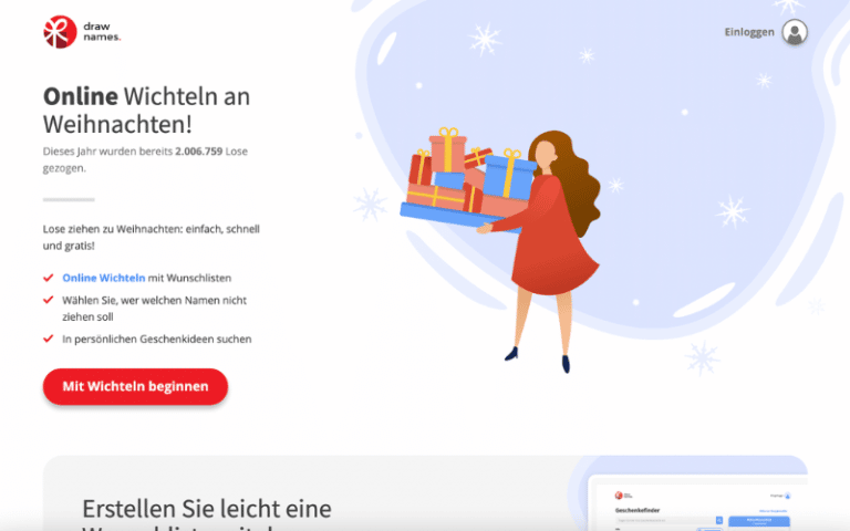 Wichteln online auslosen: 4 beste Möglichkeiten (Vergleich)