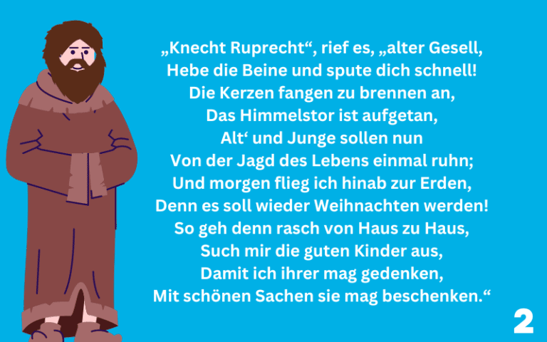 Knecht Ruprecht Gedicht Kurz